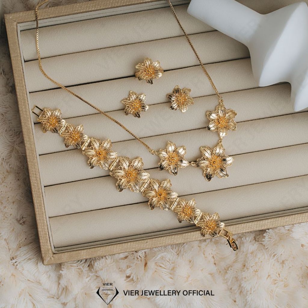 Jual Yori Edition Set 9499 & Set 9804 Set Kendari Wanita Bronze Lapis ...