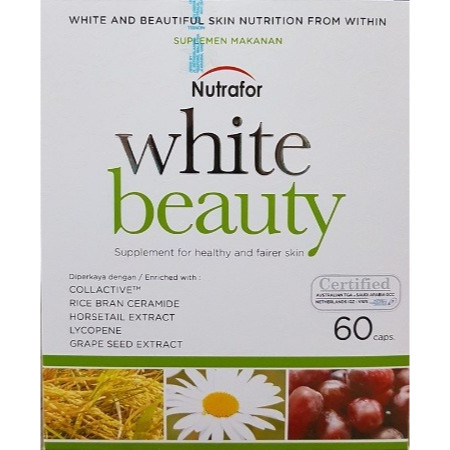 Jual Nutrafor White Beauty PER BOX isi 60 kapsul FREE COFFE NUTRAFOR ...