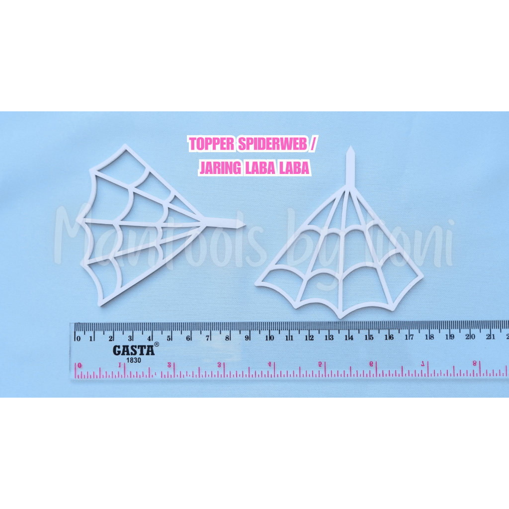 Jual TOPPER SPIDERWEB / JARING LABA LABA SPIDERMAN ACRYLIC TOPPER ...