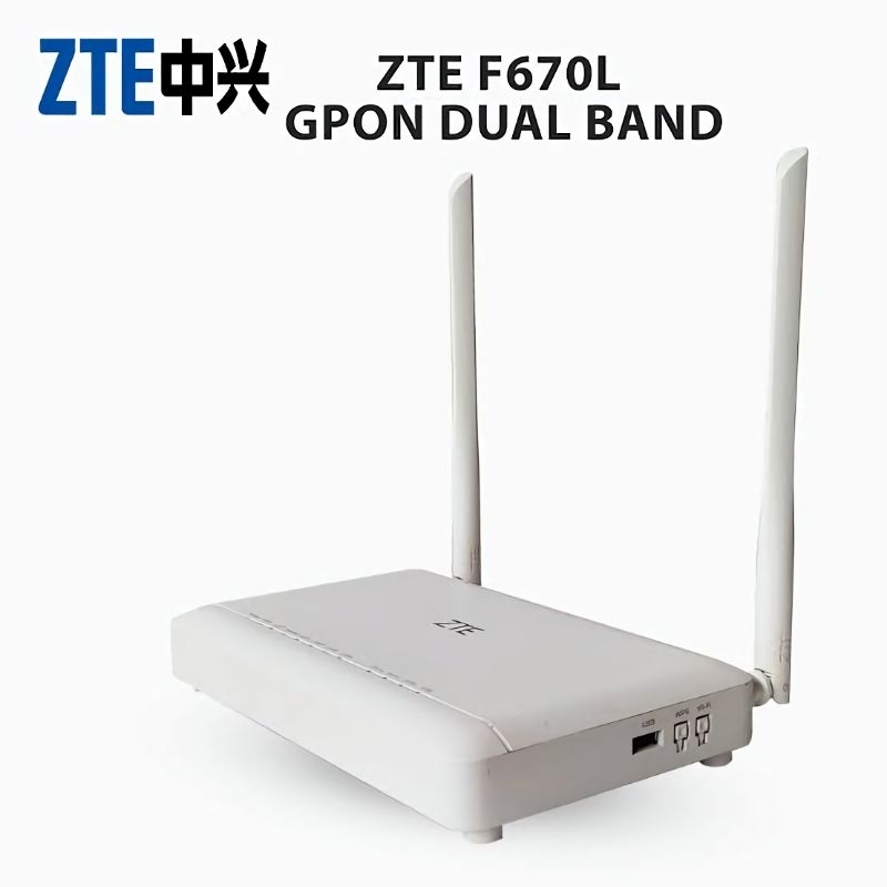 Jual ONT ZTE F670L Gpon Dual-Band | Shopee Indonesia