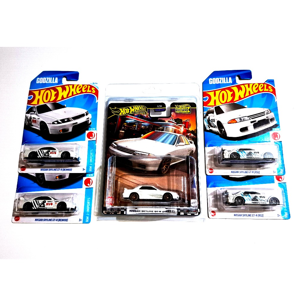 Jual Hot Wheels Nissan Skyline GT-R Series | Hotwheels Nissan R32 R33 ...