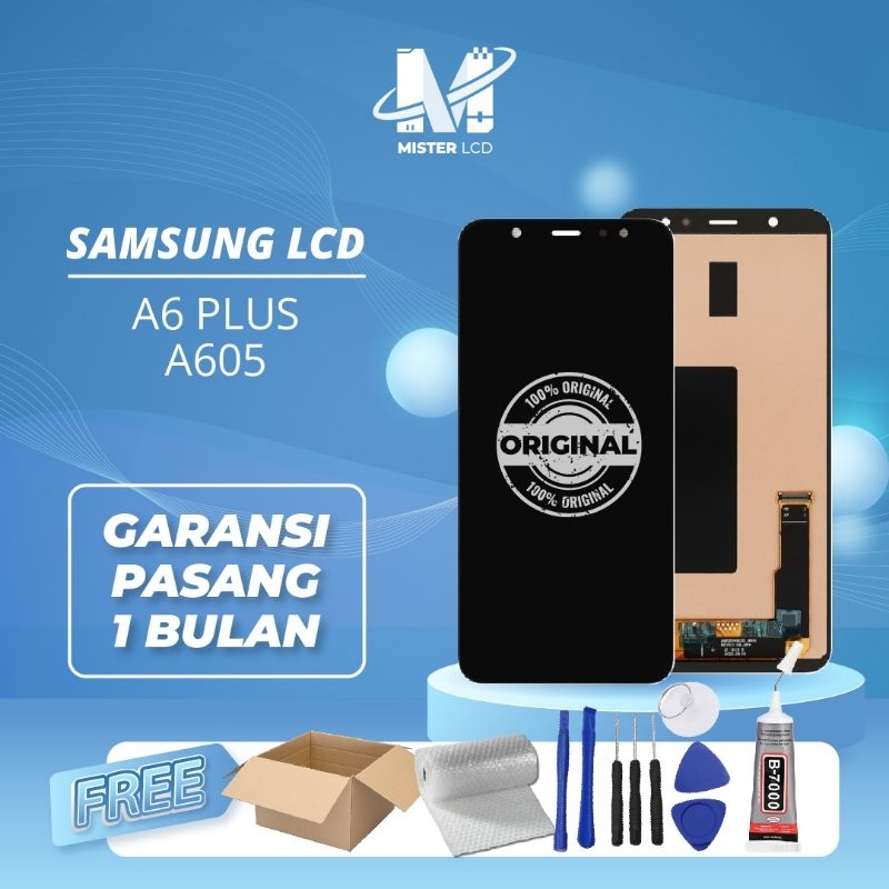 Jual LCD SAMSUNG A6 PLUS /A605 FULLSET ORIGINAL FREE LEM + OPENING SET | Shopee Indonesia