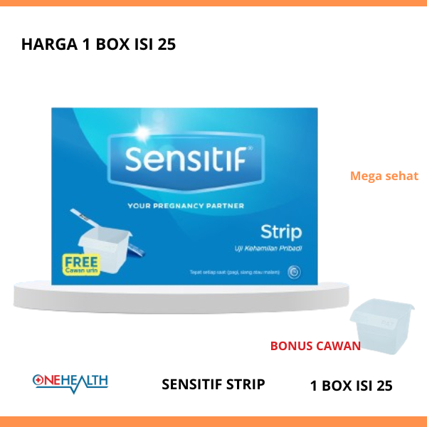 Jual Test pack Sensitif Strip Kehamilan 1 Box isi 25 Pcs Tespek Uji ...