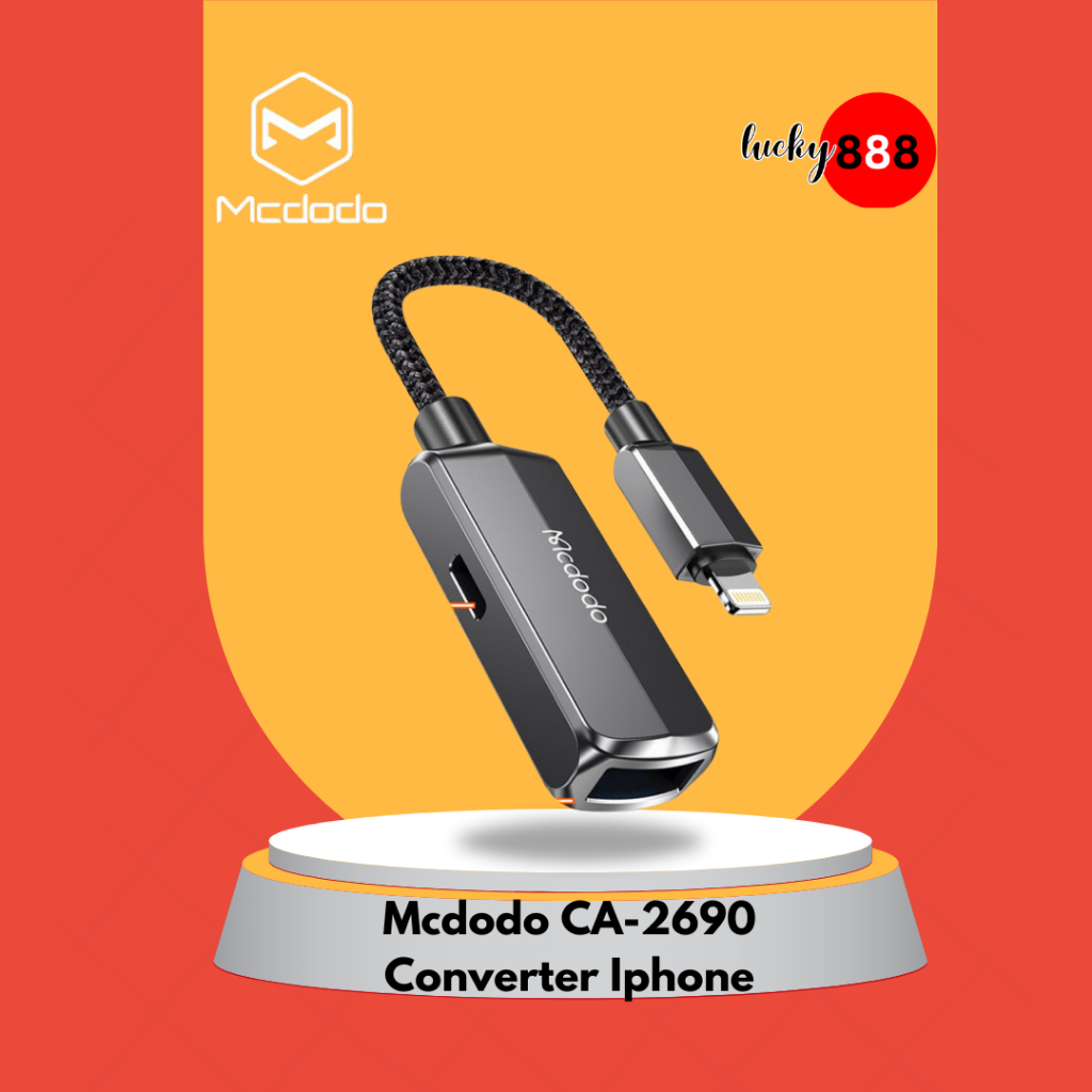 Jual MCDODO Converter OTG iPhone Lightning to USB 3.0 + Lightning ... Jual MCDODO Converter OTG iPhone Lightning to USB 3.0 + Lightning ...