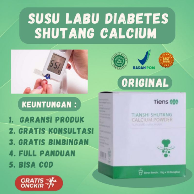 Jual SUSU CHINA DIABETES - Susu Labu Diabetes SHUTANG CALSIUM POWDER ...