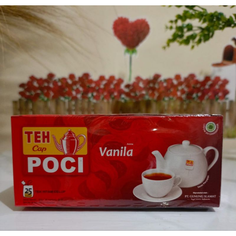 Jual Teh Poci Teh Celup Poci rasa Vanila 25 bag | Shopee Indonesia