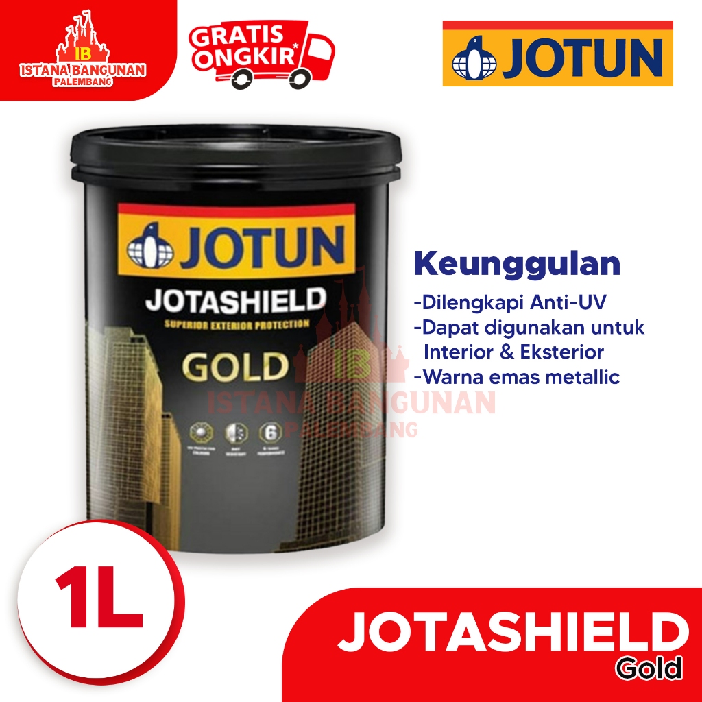 Jual Cat Dinding JOTUN Jotashield Gold (Emas) - 1 LITER / 1KG Cat ...