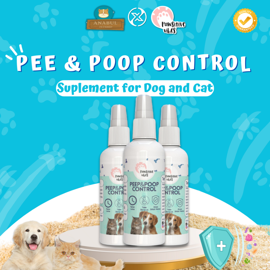 Jual PAWSITIVE VIBES- Poop Control Potty Training Spray120ml -Melatih ...