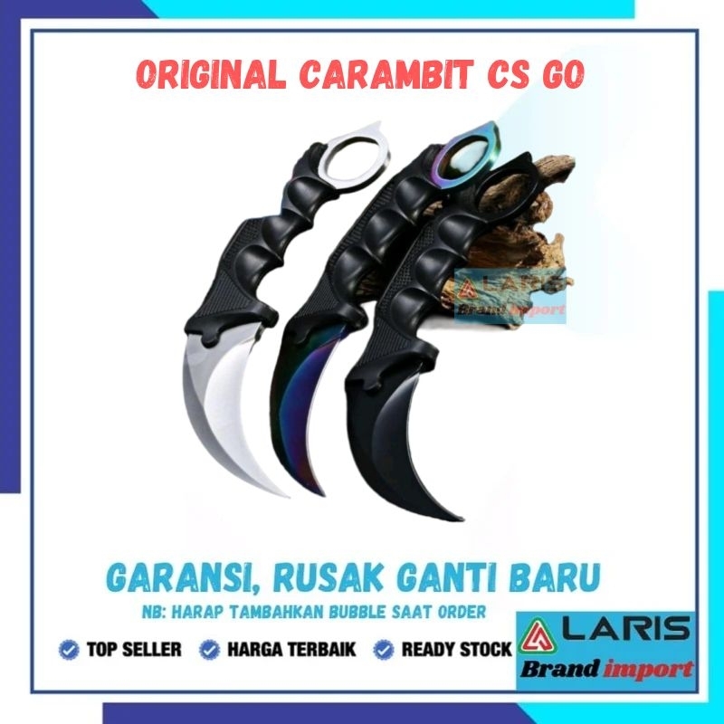 Jual {{ORIGINAL}} karambit import cs go taktikal pisau survival 6 warna | Shopee Indonesia