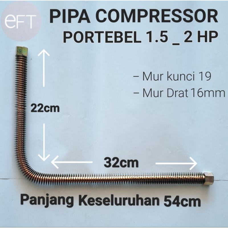 Jual PIPA KOMPRESOR ANGIN PORTABEL 1.5 * 2HP | Shopee Indonesia