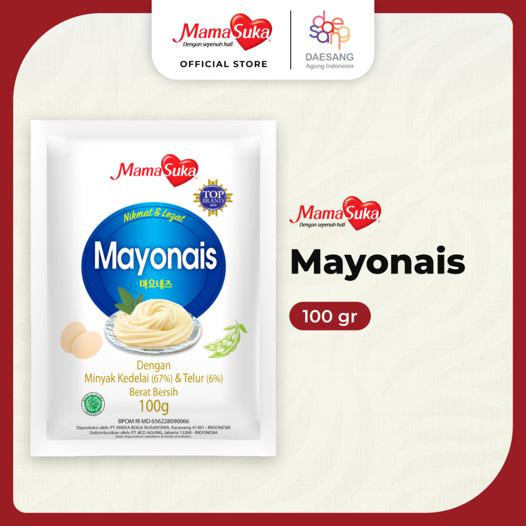 Jual MamaSuka - Saus Mayonais 100 gr | Shopee Indonesia