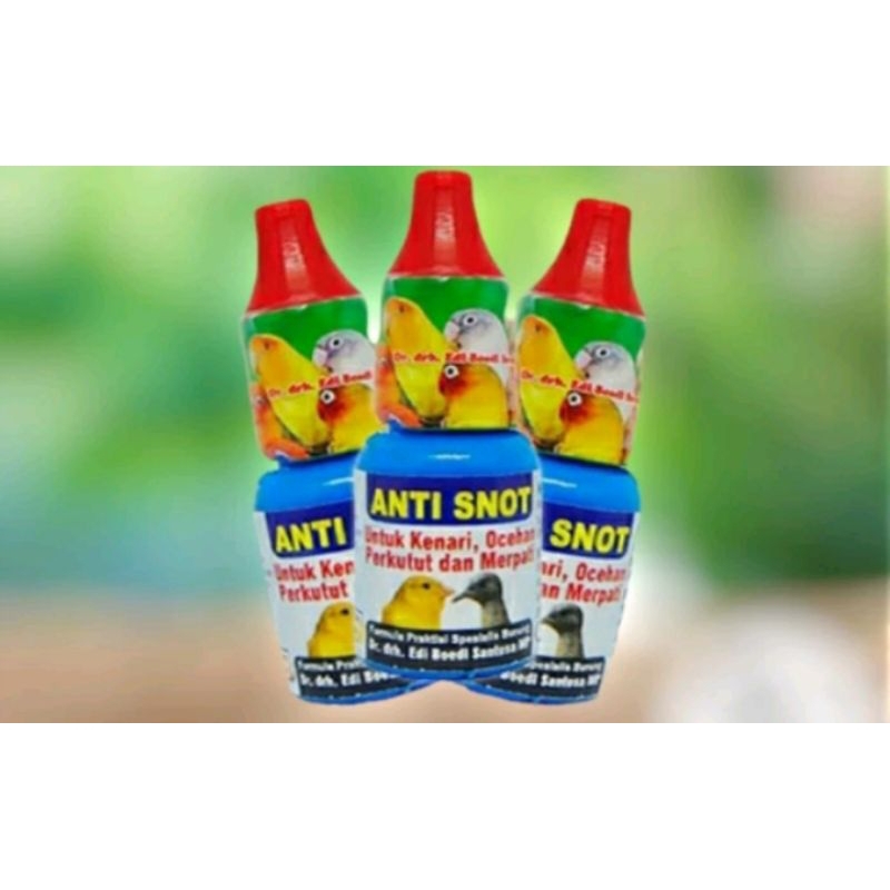 Jual Anti Snot Ori 100% Obat Burung Snot Bengkak Mata Berair DLL ...