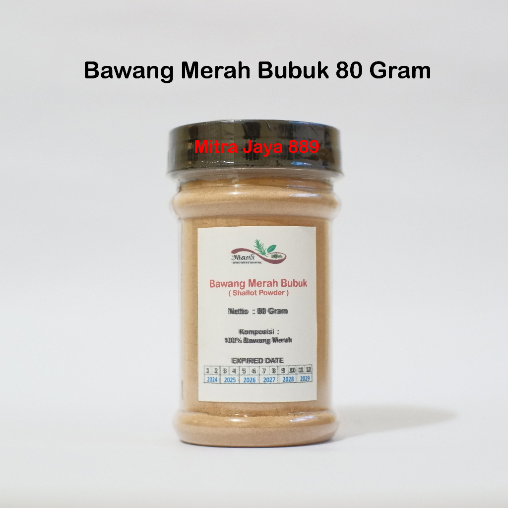 Jual Bawang Merah Bubuk Asli 80 gram / Shallot Powder Pure / Red Onion ...