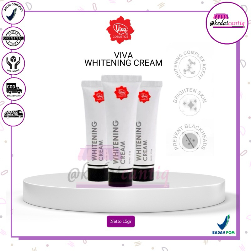 Jual Viva Whitening Cream 15gr | Shopee Indonesia