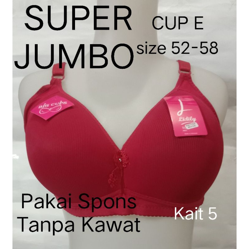 Jual BH CUP E ( Super Jumbo) hak/ Kait 5 R113/ R 112 /484 size 52 - 58 ...