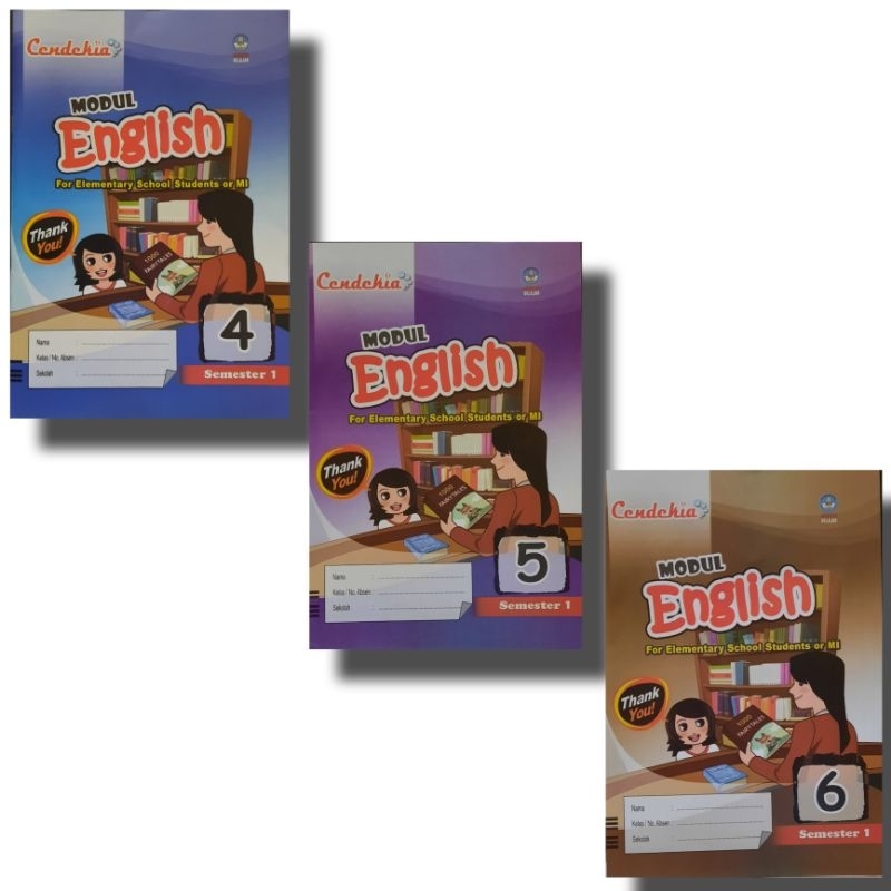 Jual MODUL ENGLISH KELAS 1-6 SEMESTER 1/ CENDEKIA | Shopee Indonesia