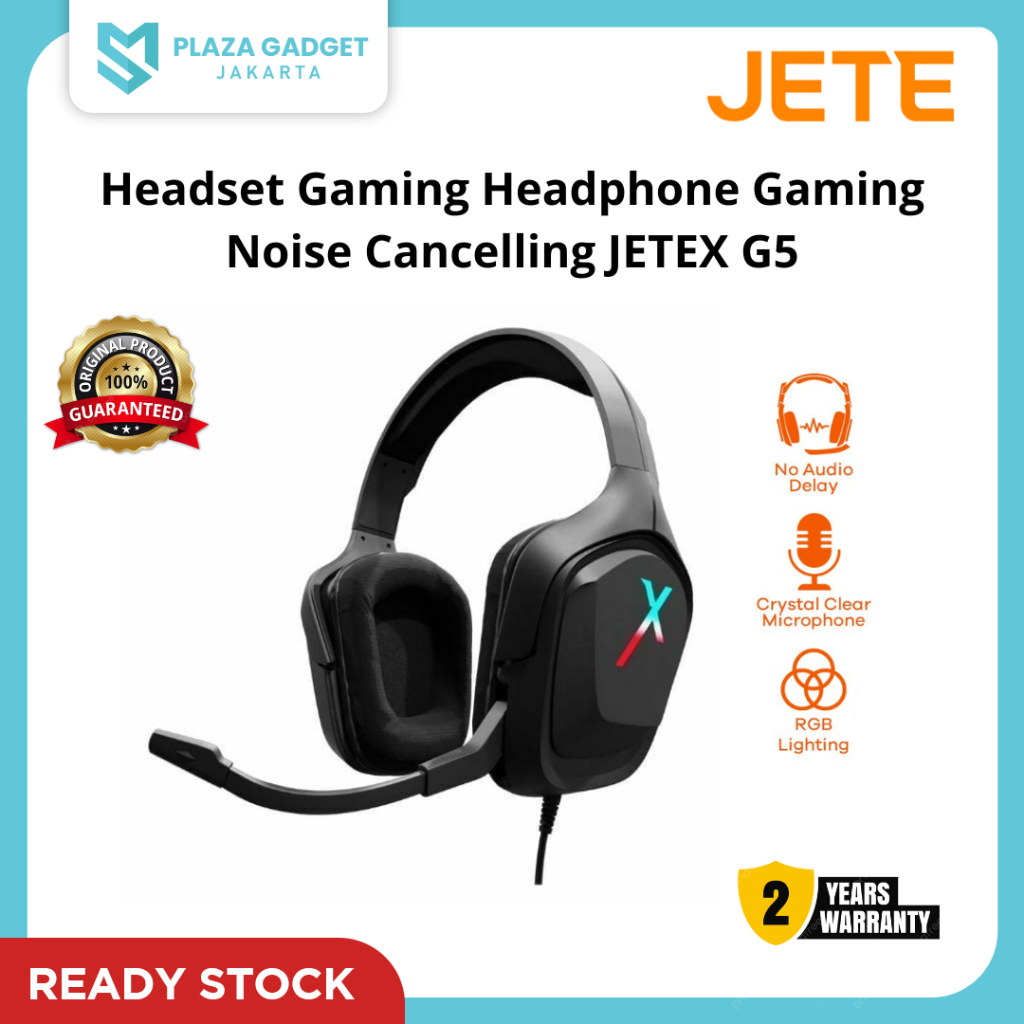 Jual Headset Gaming Headphone Gaming Noise Cancelling JETEX G5 ...