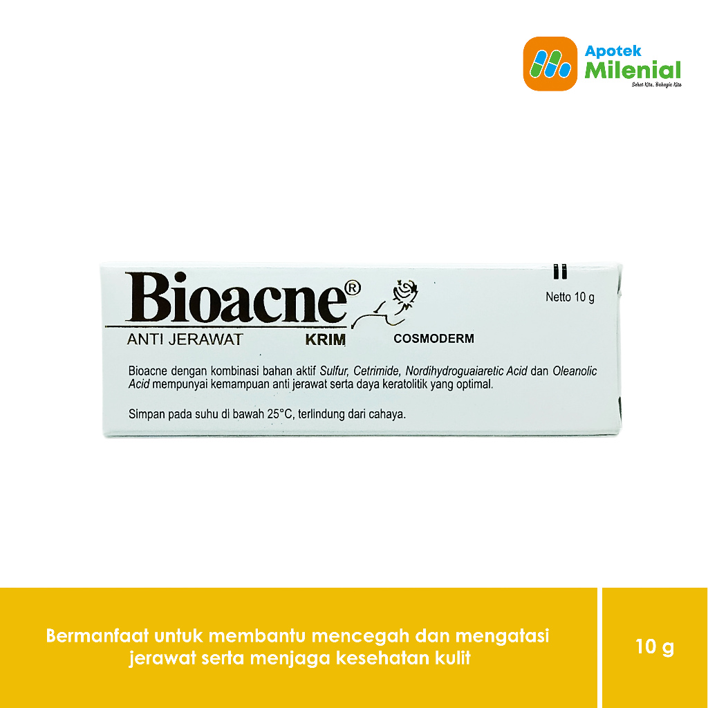 Jual Bioacne Cream 10 g / Membantu Mencegah Dan Menghilangkan Jerawat ...