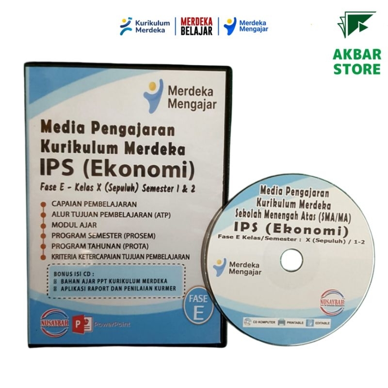Jual Perangkat Pembelajaran SMA Kelas X (Sepuluh) IPS (Ekonomi) Kurikulum Merdeka | Shopee Indonesia