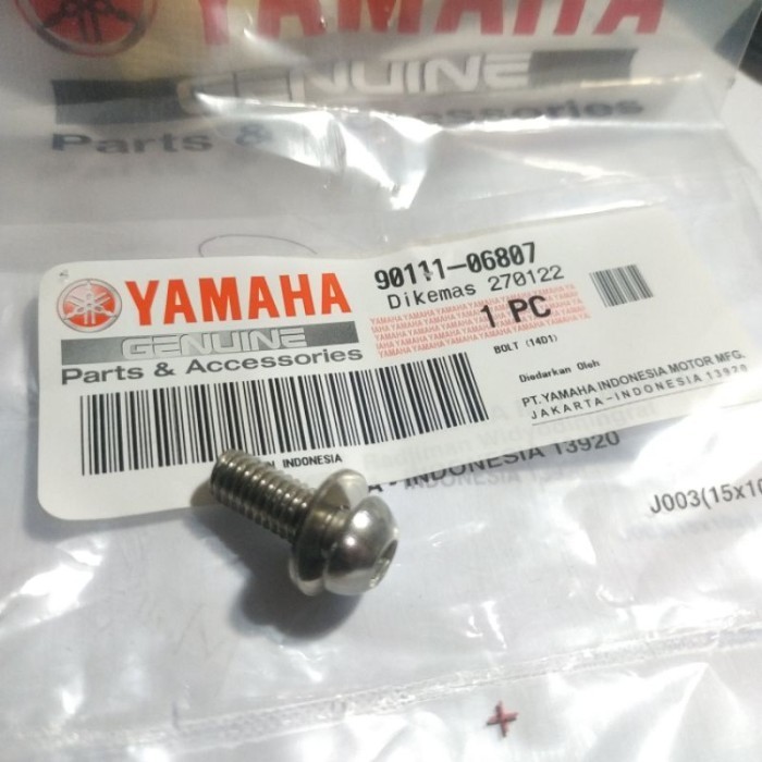Jual Baut Cover Tutup Knalpot Yamaha Nmax, Aerox, Lexi, Vixion NVL NVA ...