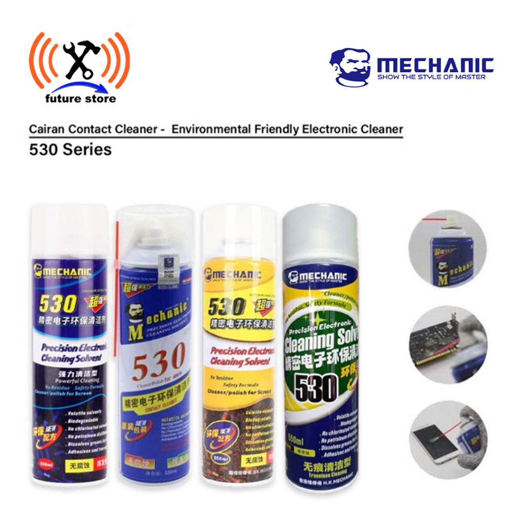Jual Mechanic 530 550ml Cairan contact cleaner pembersih kaca lcd dan ...