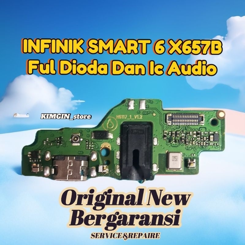 Jual Konektor Cas Papan Konektor Cas Mic Infinik Smart 6 X657B Original | Shopee Indonesia