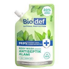 Jual BIODEF BW MINT + GREEN TEA PCH 400 ML | Shopee Indonesia