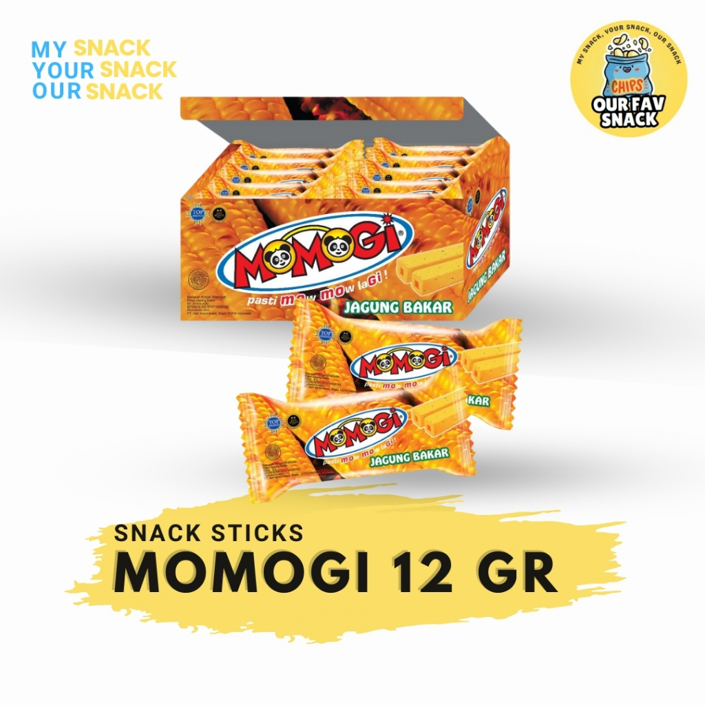 Jual Momogi Stick Snack 12 Gram Harga Satuan Momogi Kemasan Besar Snack 2000 an | Shopee Indonesia