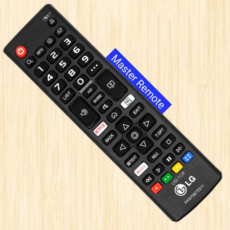 Jual Remot Remote TV LG UHD LCD LED Smart TV Netflix AKB75675311 ...