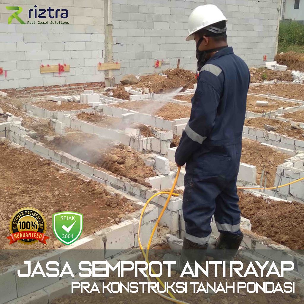 Jual Jasa Semprot Anti Rayap Pra Konstruksi Tanah Pondasi | Shopee ...