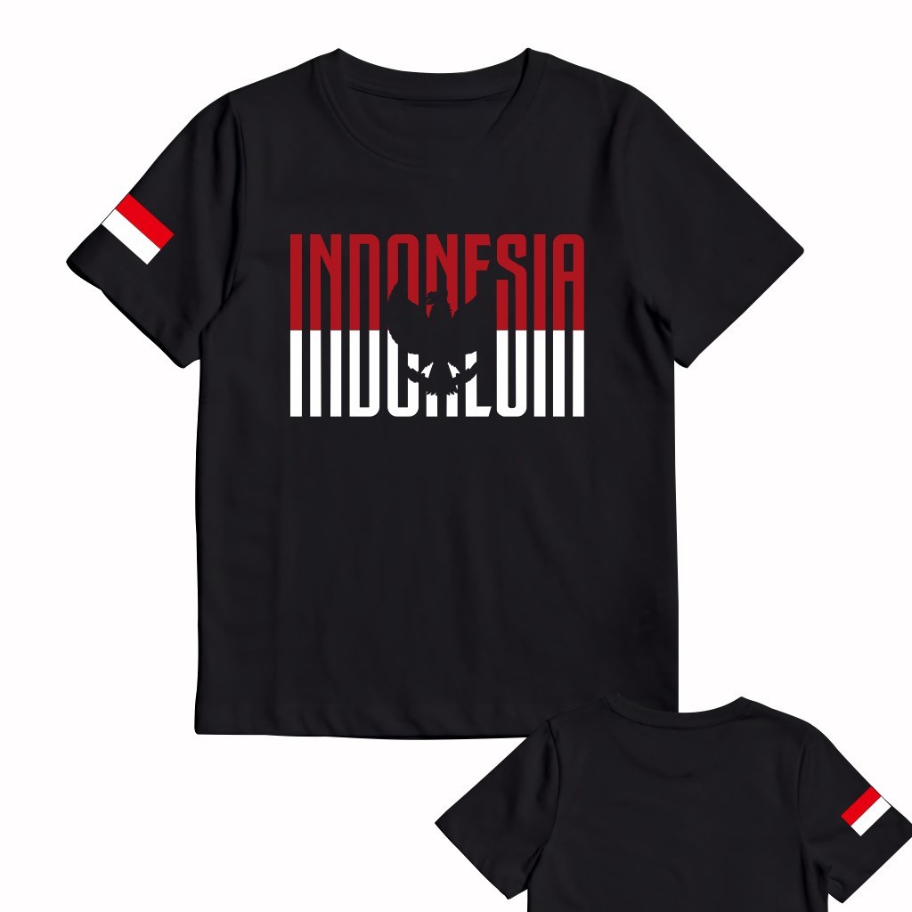 Jual EXMON Tshirt Bendera Indonesia Logo Garuda Merah Putih ...