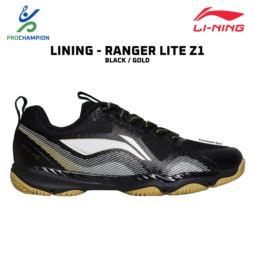 Jual Sepatu Badminton Shoes Lining RANGER LITE Z1 2024 New Color Black ...