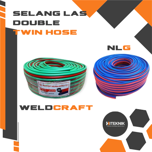 Jual NLG SLANG SELANG LAS DOUBLE TWIN HOSE WELDING NLG | Shopee Indonesia