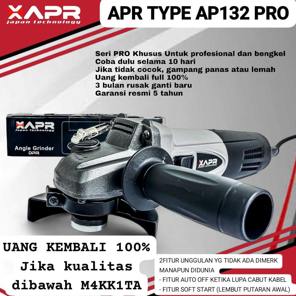 Jual APR JAPAN GERINDA TYPE AP132PRO GARANSI RESMI 5TH BERKUALITAS ...