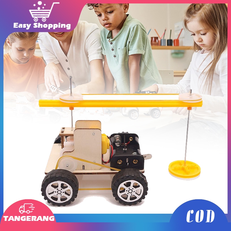 Jual 1set Rangkaian Mobil Robot Penyapu DIY Mainan Puzzle Mainan Robot ...