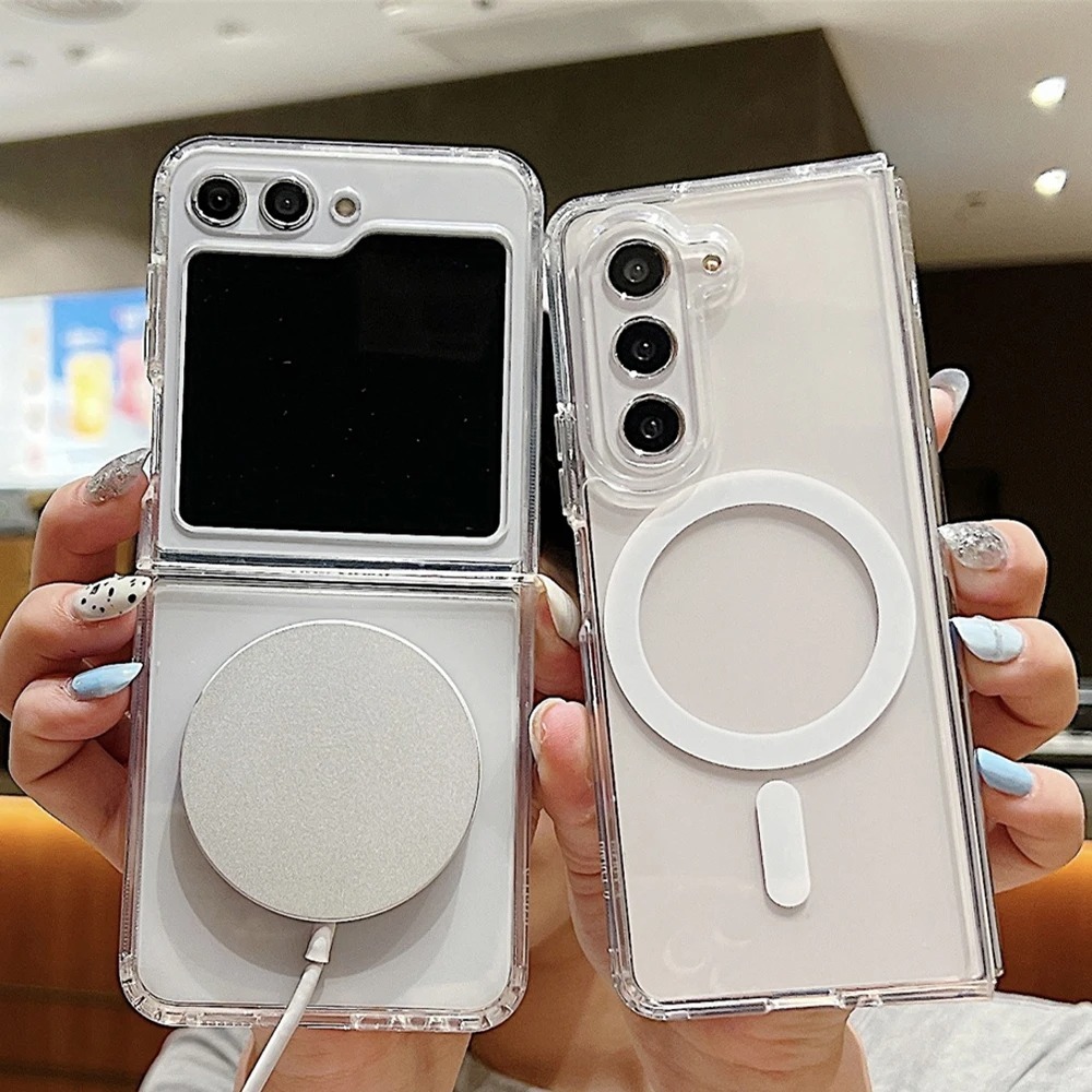 Jual Magsafe Clear Case Samsung Z Fold 6 Case Galaxy Z Flip 6 Magnetic ...