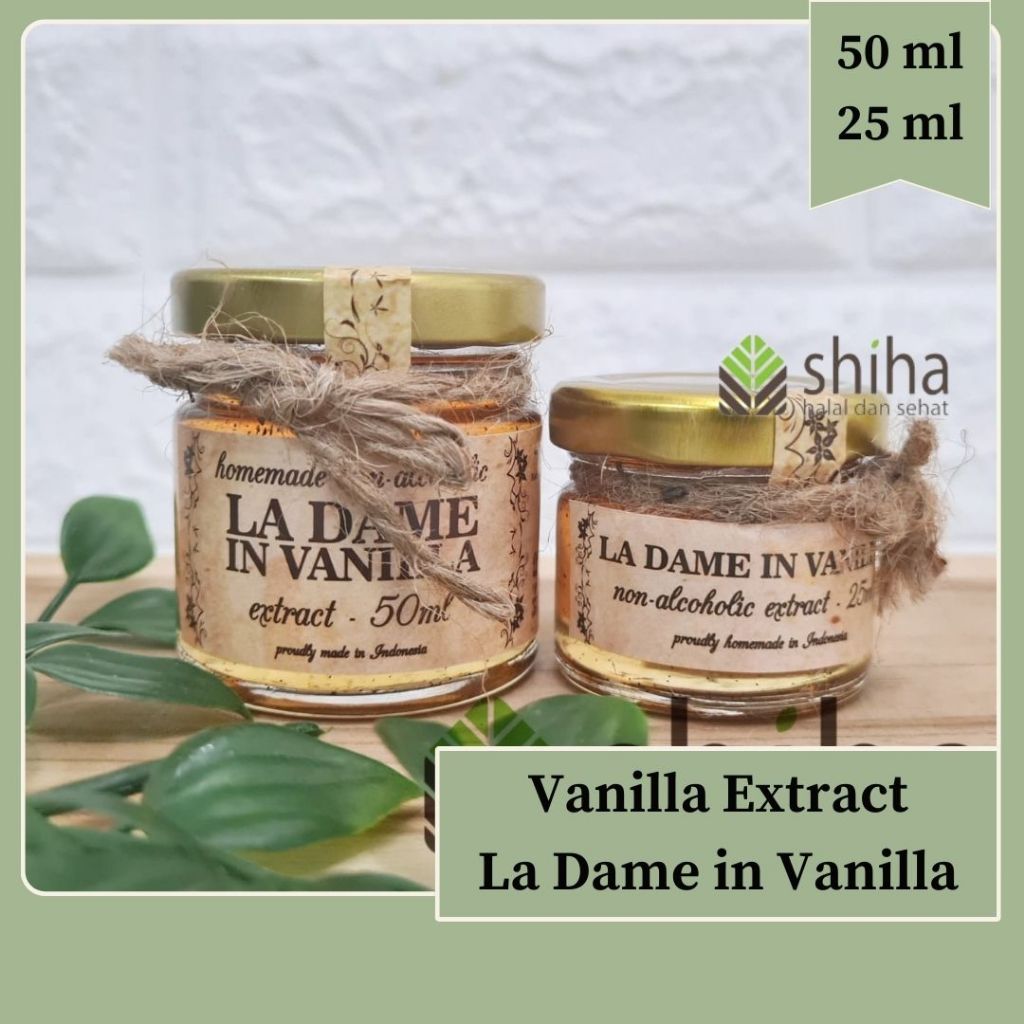 Jual La Dame in Vanilla Halal Vanilla Extract 50ml Ekstrak Halal MUI | Warung Shiha | Shopee ...