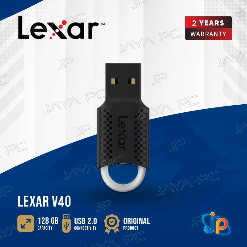 Jual Lexar Flashdisk JumpDrive V40 128GB USB 2.0 | Shopee Indonesia