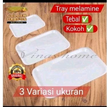 Jual 1 LUSIN NAMPAN TRAY PUTIH BAKI RESTORAN GOLDEN DRAGON | Shopee ...