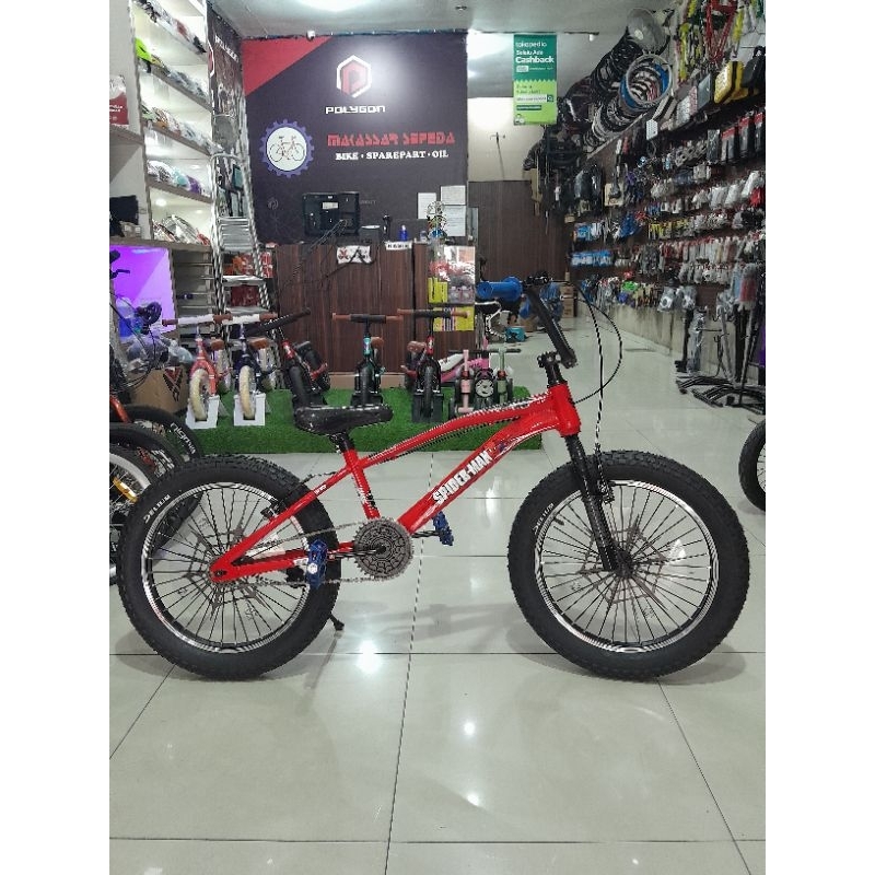 Jual SEPEDA ANAK BMX MEREK ELEMENT SPIDERMAN HIPHOP 20INCH BAN JUMBO ...