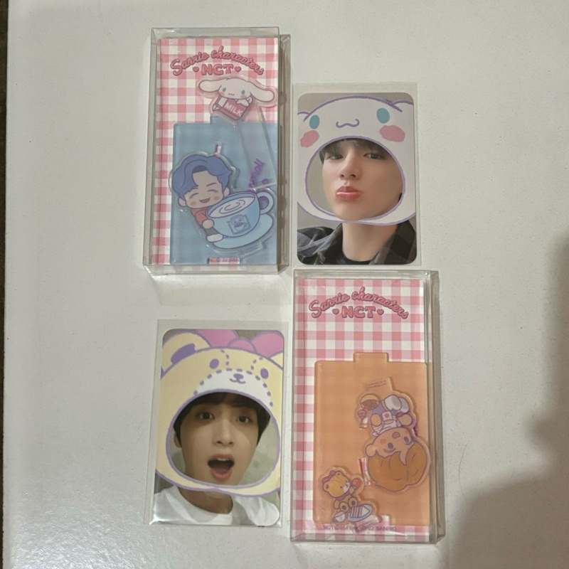 Jual official acrylic standee + photocard pc set sanrio x nct jeno ...