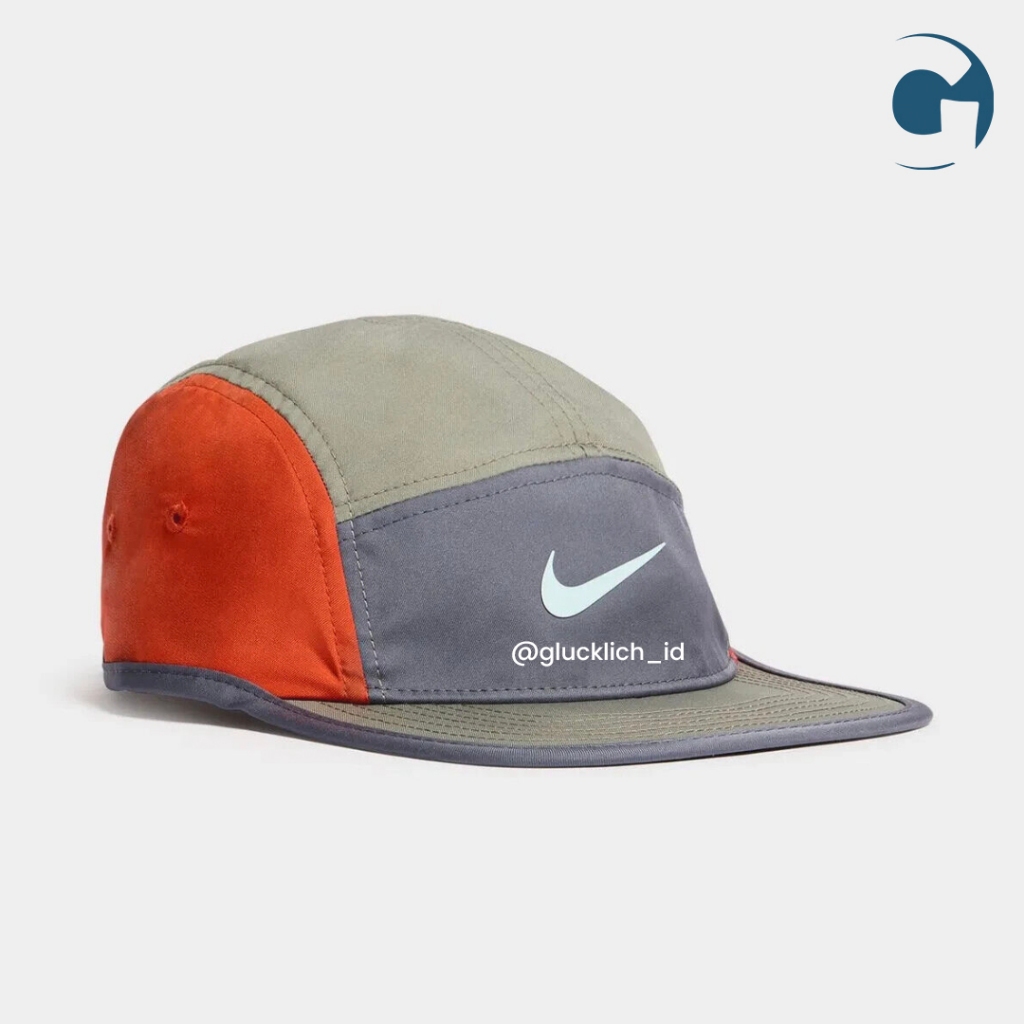 Jual Nike, Fly Cap Unstructured Swoosh Cap Grey/Orange | Shopee Indonesia