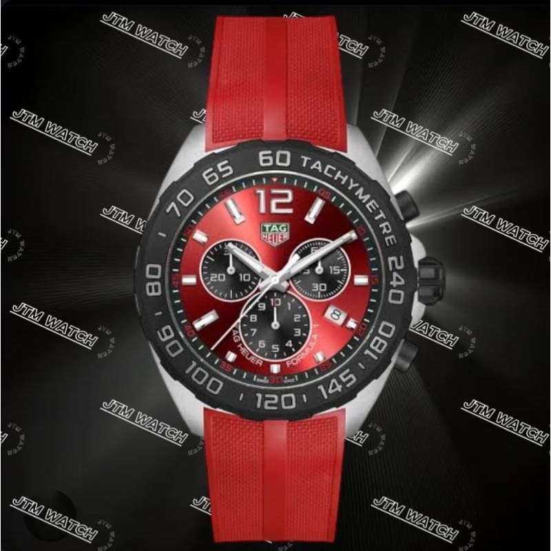 Jual JTM WATCH Jam Tangan Pria Tag Heuer Formula 1 Chronograph Rubber ...