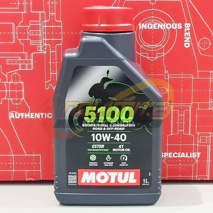 Jual Oli Motor Motul 5100 10W-40 1L Full Synthetic Ester NMAX XMAX Aerox 155 Lexi | Shopee Indonesia