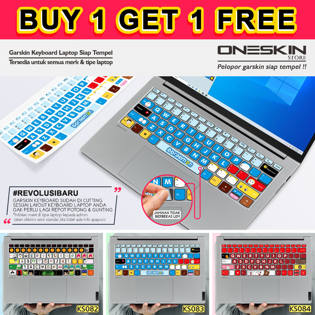 Jual Garskin Stiker Sticker keyboard laptop Axioo gambar custom katalog ...