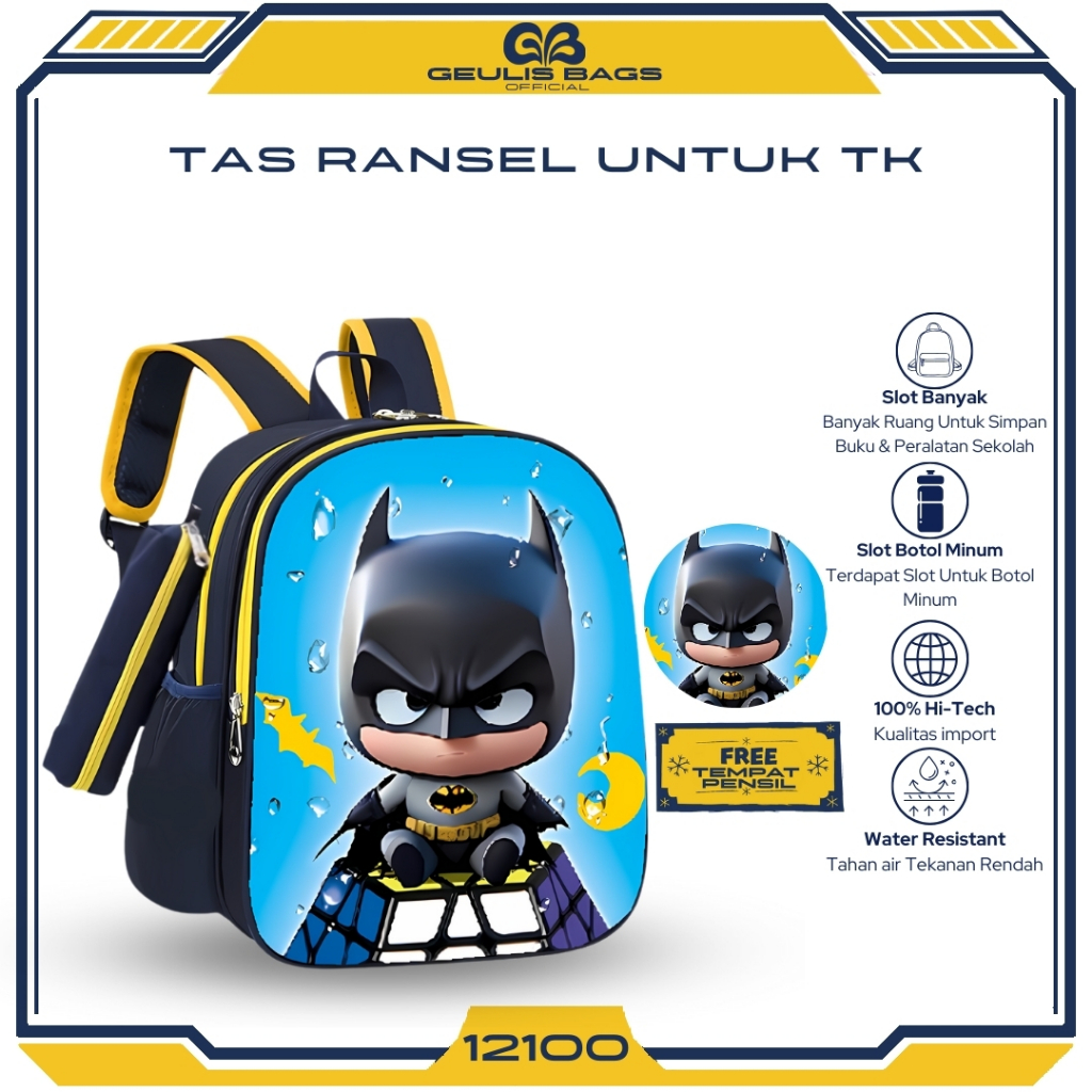 Jual GEULIS BAGS Tas Ransel Sekolah Anak TK PAUD Laki Laki Backpack Karakter Roblox Cowok ...