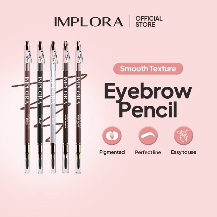 Jual IMPLORA Eye Brow Pencil 2 IN 1 / Pensil Alis IMPLORA 2 IN 1 ...