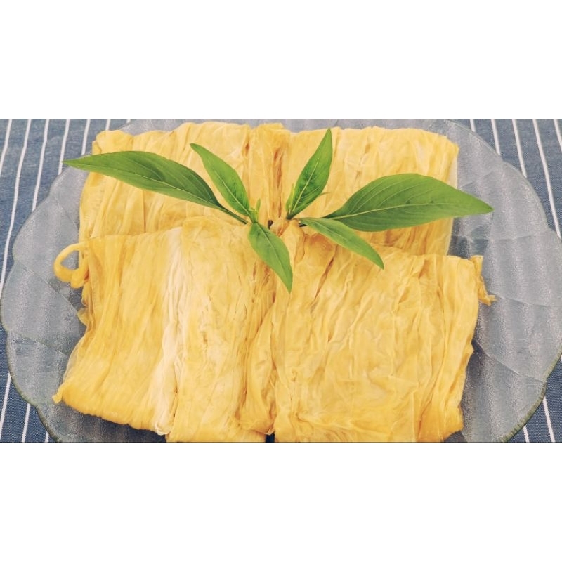Jual soybean Kembang tahu basah (8-9pcs) 500g/kulit kembang tahu basah ...