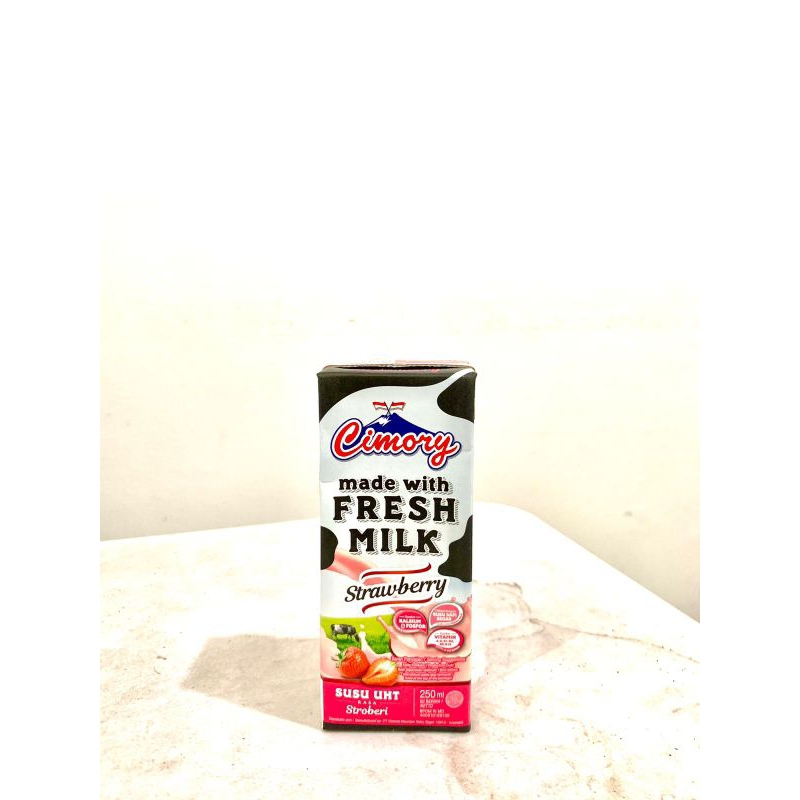 Jual Susu Cimory 250ml Rasa Strawberry | Shopee Indonesia