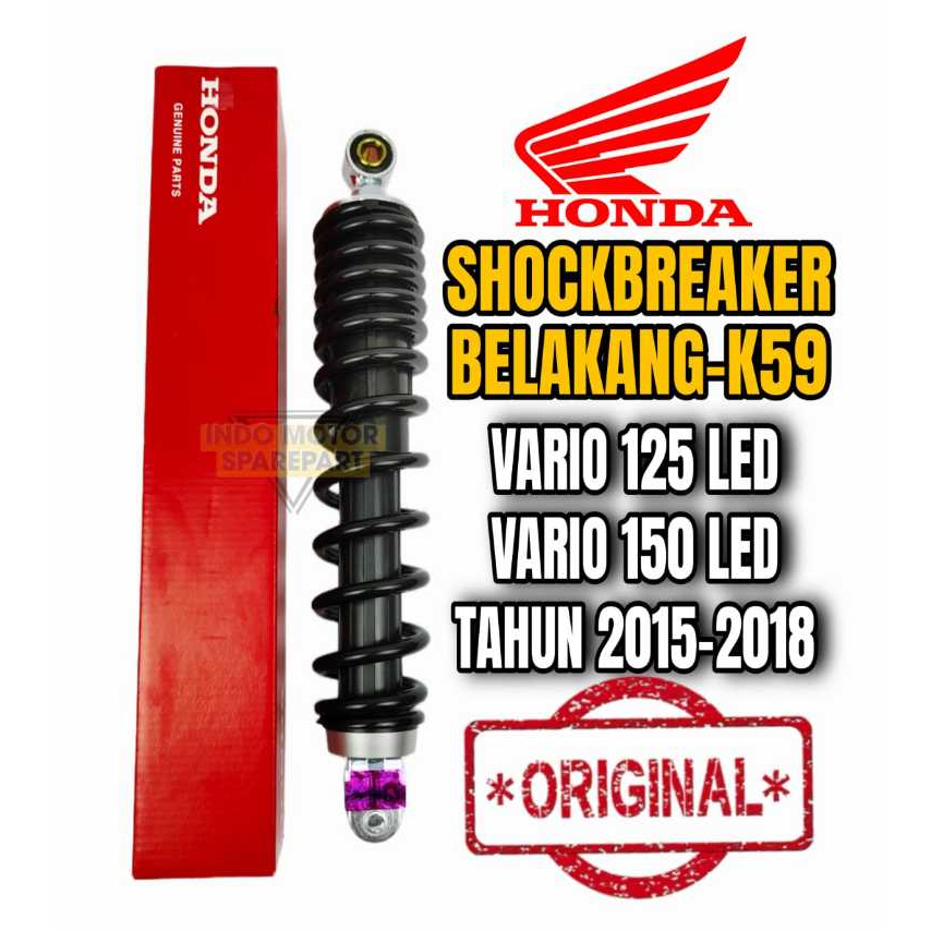 Jual ( GARANSI ) SHOCKBREAKER ORIGINAL K59 HONDA VARIO 150 LED VARIO 125 LED FI/CBS/OLD KUALITAS ...